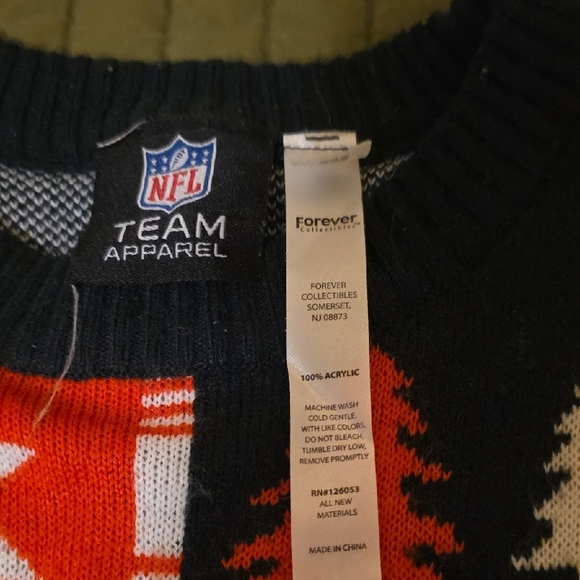 NFL | Sweaters | Nfl Red And Black Crewneck Sweater | Poshmark